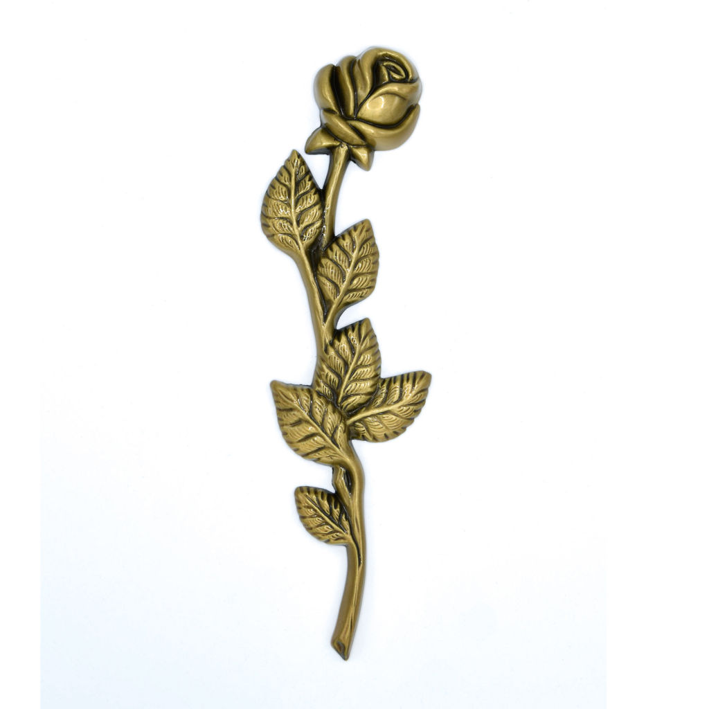 Stem of Rose 2.5" x 9" | CMC Bronze Product Online Store